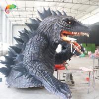 China Outdoor Custom Animatronics Godzilla Monster Volcano In Amusement Park for sale
