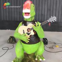 China Outdoor Life Size Animatronic Dinosaurs Band 1.8 Meters Height For Dinosaur Park for sale