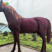 China Outdoor Theme Park Artificial Animals Animatronic Horse For Farm for sale
