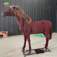 China Outdoor Theme Park Artificial Animals Animatronic Horse For Farm for sale