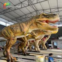 China 12m Theme Park Jurassic Park T Rex Animatronic Lifelike Coin Operated for sale