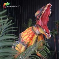 China Jurassic World Dilophosaurus Life Size Animatronic Dinosaurs Electricity Power for sale