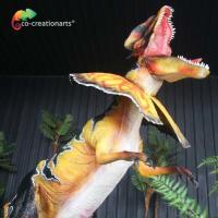 China Jurassic World Dilophosaurus Life Size Animatronic Dinosaurs Electricity Power for sale
