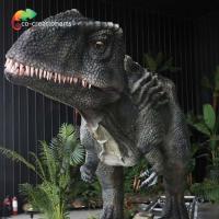 China ZTE Animatronic Dinosaur Puppet With Track Basement For Amusement Park for sale
