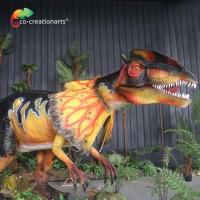 China Jurassic World Dilophosaurus Life Size Animatronic Dinosaurs Electricity Power for sale