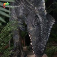 China ZTE Animatronic Dinosaur Puppet With Track Basement For Amusement Park for sale
