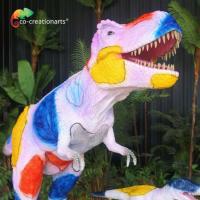 China Amusement Park Life Size Animatronic Dinosaur Family Customized Sound for sale