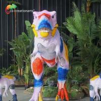China Amusement Park Life Size Animatronic Dinosaur Family Customized Sound for sale