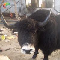 China Customized Lifelike Animatronics Robotic Animal Wild Yak Replications For Exhibition for sale