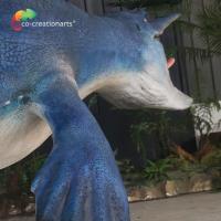China Handmade Mosasaur Fiberglass Statues For Outdoor Exhibition for sale