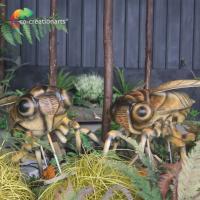 China Garden Decoration Cicada Animatronic Insect Lifelike Movement for sale