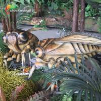 China Garden Decoration Cicada Animatronic Insect Lifelike Movement for sale