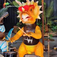 China Customized Animatronic Dinosaur Band For Amusement Park for sale
