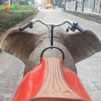 China Car Rideable Animatronic Elephant Equipment For Amusement Park for sale