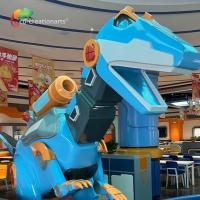 China Customized Robotic Fibreglass Dinosaur Model For Theme Park Decoration for sale