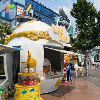 China Popcorn Customized Fiberglass Kiosk For Amusement Park for sale