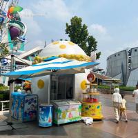 China Popcorn Customized Fiberglass Kiosk For Amusement Park for sale