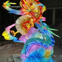 China Traditional Dragon Chinese Animal Lantern For Festival Exhibition for sale