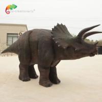 China 5m Triceratops Halloween Costume Interactive Prehistoric Creature Cosplay For Two Adult for sale