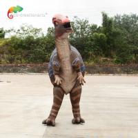 China Walking Dino Parasaurolophus Dinosaur Costume For Halloween for sale