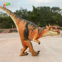 China Animatronic Dinosaur Pachycephalosaurus Costume Lifelike For Amusement Park for sale