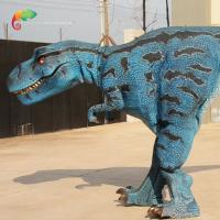 China Realistic Lifelike Animatronic Dinosaur Costume T Rex Costume For Amusement Park for sale