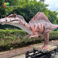 China Animatronic Spinosaurus Simulated Dinosaurs With 15m Track For Theme Park Attraction for sale