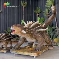 China Life Size Animatronic Ankylosaurus Simulation Dinosaurs For Jurassic Attraction for sale