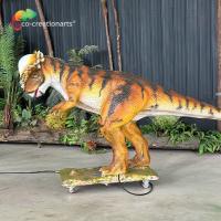 China Life Size Animatronic Dinosaur Simulated Pachycephalosaur Battel For Jurassic Theme Attraction for sale