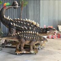 China Life Size Animatronic Ankylosaurus Simulation Dinosaurs For Jurassic Attraction for sale