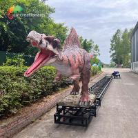 China Animatronic Spinosaurus Simulated Dinosaurs With 15m Track For Theme Park Attraction for sale