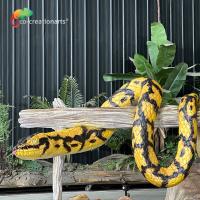 China Animatronic Snake Simulated Animals For Theme Park Attractions for sale