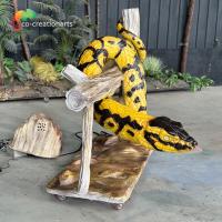 China Animatronic Snake Simulated Animals For Theme Park Attractions for sale