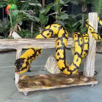 China Animatronic Snake Simulated Animals For Theme Park Attractions for sale