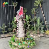 China Animatronic Dragon Theme Park Decoration Life Size Realistic Dragon Model for sale