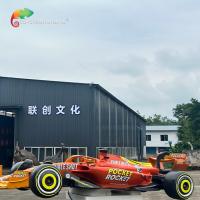 China Customizable Realistic Color Fiberglass F1 Car Waterproof Sunproof Car Model for sale