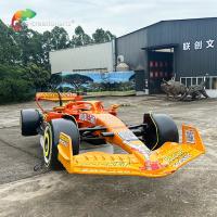 China Customizable Realistic Color Fiberglass F1 Car Waterproof Sunproof Car Model for sale