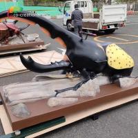 China Durable Fiberglass Hercules Beetle For Theme Park Display And Decoration for sale