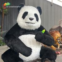 China Realistic Robotic Animals Animatronic Panda For Amusement Park for sale