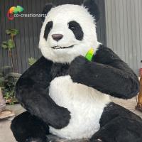 China Realistic Robotic Animals Animatronic Panda For Amusement Park for sale