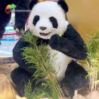 China Realistic Robotic Animals Animatronic Panda For Amusement Park for sale
