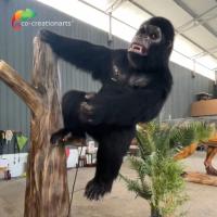 China Customized Realistic Animatronic Animals Animatronic Gorilla For Decoration for sale