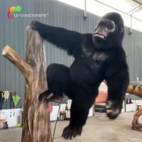 China Customized Realistic Animatronic Animals Animatronic Gorilla For Decoration for sale