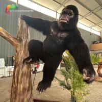 China Customized Realistic Animatronic Animals Animatronic Gorilla For Decoration for sale