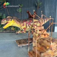 China Life Size Animatronic T-Rex Ridding Machine Dinosaur Playground Equipment For Kids for sale