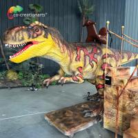 China Life Size Animatronic T-Rex Ridding Machine Dinosaur Playground Equipment For Kids for sale