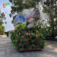 China Animatronic T-Rex Float Animatronic Dinosaur Car For Theme Park Decoration Festival Equipment for sale