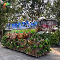 China Animatronic T-Rex Float Animatronic Dinosaur Car For Theme Park Decoration Festival Equipment for sale