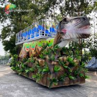 China Animatronic T-Rex Float Animatronic Dinosaur Car For Theme Park Decoration Festival Equipment for sale