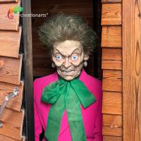 China Animatronic Human Life Size Simulated Human In Toilet For Theme Park Decoration for sale